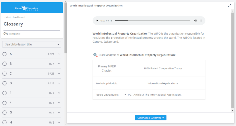 PES Patent Bar Review - Patent Education Series