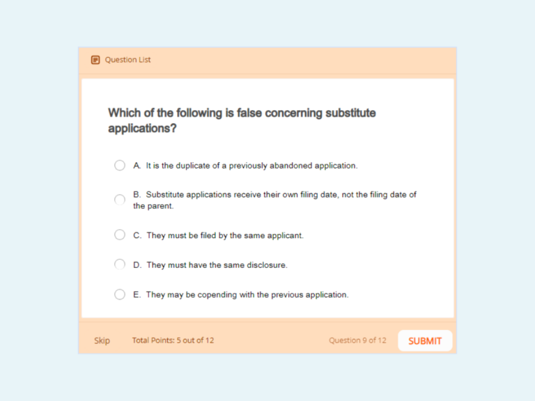 Patent Bar Review Course - Patent Education Series